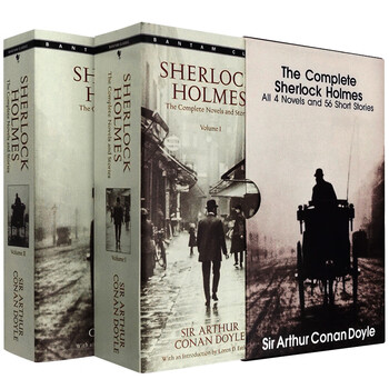 福尔摩斯探案集全集 英文原版小说 Sherlock Holmes 2册全套 小说悬疑推理 卷福夏洛克经典名著 柯南道尔 进口英语畅销书籍