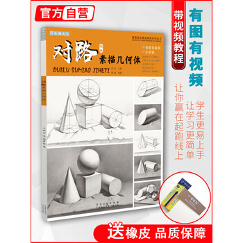 对路素描几何体 石膏静物形体照片对画临摹范本单体结构零基础入门图册卡初学者熊飞说图片籍功夫经典到位满