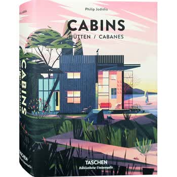 CABINS木屋 32开640页 小型木质房屋建筑设计 木头房子木材建筑木质别墅建筑室内设计书籍
