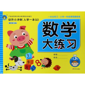 数学大练习/幼升小冲刺入学一本就GO