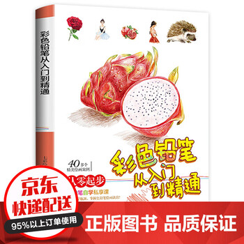 从零起步一彩色铅笔从入门到精通手绘素描绘画入门自学零基础