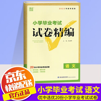 2022新版通城学典小学毕业考试试卷精编语文数学英语六年级+小升初名校冲刺方案小考备考密卷练习题 语文