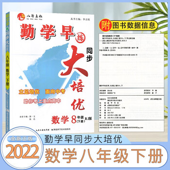 2022新版 大培优课时作业初中勤学早练大培优8八年级下册数学初中课时训练同步练习人教版 八年级下册【数学】