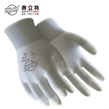 【赛立特安全N10551】赛立特安全SAFETY-INXS 通用手套 N10551 涤纶PU涂指灵巧五金维修 8码 10双【行情 报价 价格 评测】-京东