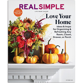 【单期可选】Real Simple 简单生活 2021年月刊 美国家庭生活女性时尚杂志 2021年10月刊