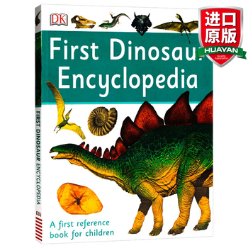英文原版 DK恐龙百科全书 First Dinosaur Encyclopedia 图解词典科普书 