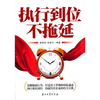 执行到位不拖延 黄晓林,曾维平著【正版书】