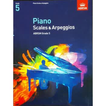 英皇考级教材 PIANO SCALES ARPEGGIOS 钢琴五级 钢琴音阶与琶音第五级 英文原版