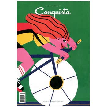 【包邮】订阅Conquista   自行车单车骑行志 英国英文 年订4期E393原版