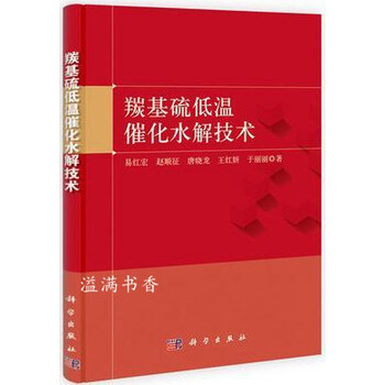 羰基硫低温催化水解技术 易红宏等著 科学出版社