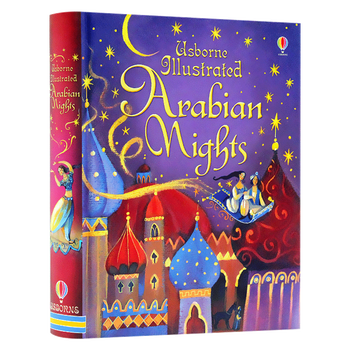 英文原版 Illustrated Arabian Nights 一千零一夜插图故事合集 9个故事 天