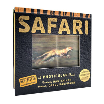 英文原版 Safari: A Photicular Book 狩猎3D立体儿童绘本