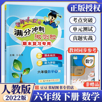 可选】黄冈小状元满分冲刺微测验试卷六年级 下册数学人教版