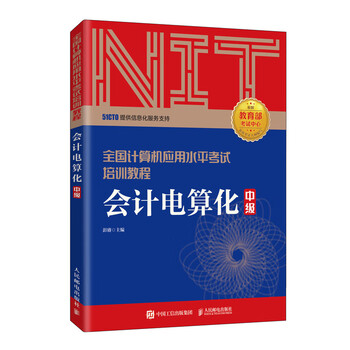 2020年NIT考试会计电算化 中级 全国计算机应用水平考试培训教程（异步图书出品）
