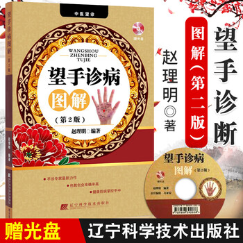 望手诊病图解第2版 手诊图解书籍 手诊病基础 手诊专家赵理明新作 望手知疾病望手诊断从头到脚各种疾病 望诊专家力作 辽宁科技