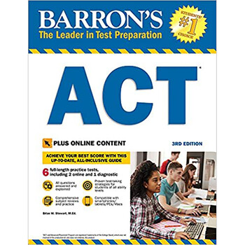 巴郎ACT考试Barron's ACT,3rd Edition: With Bonus On