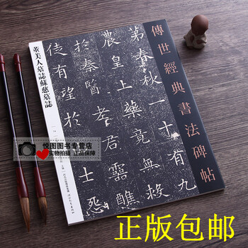董美人墓志苏慈墓志 传世经典书法碑帖74 原大碑帖墓志铭毛笔书法临摹字帖 河北教育出版社