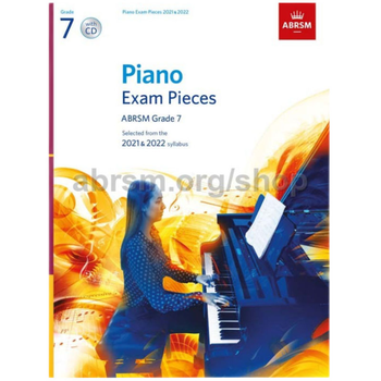 英皇考级教材 钢琴考级作品1-8级Piano Exam Pieces 2021-2022年英文版 2021-2022英文版七级作品附光盘