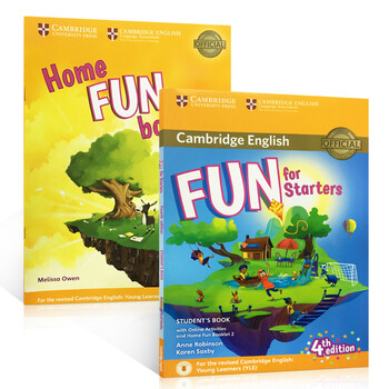 剑桥少儿英语YLE考试用书Fun for Starters 4th Edition学生书+在线帐号+练习册