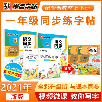 一年级字帖生字描红本小学生练字天天练临摹本年荆霄鹏楷书字帖初学者每日一练语文课本生字同步练字帖小学一 1年级生字练习本（1）