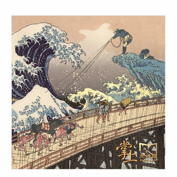 掌上美術館(三)東瀛巨匠 港台原版 立体手作 浮世绘经典画作 歌川廣重 葛飾北齋 绘画艺术