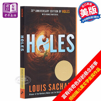 【中商原版】Holes 别有洞天 洞 660L 纽伯瑞奖 Louis Sachar 英文原版