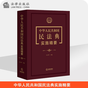 中华人民共和国民法典实施精要 法律出版社