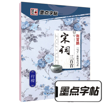 墨点字帖 行楷字帖练字大学生速成古诗词练字帖初学者手写体钢笔荆霄鹏硬笔书法临摹行楷字帖 经典文化宋词三百首
