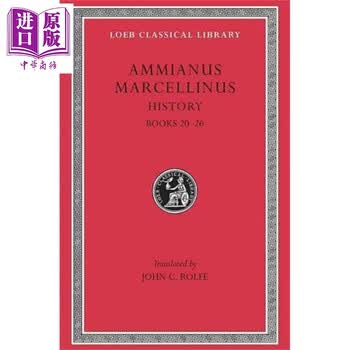 阿米阿努斯 马尔切利努斯 洛布古典丛书 原文拉英对照版 History Volume II 英文原版 Ammianus Marcellinus
