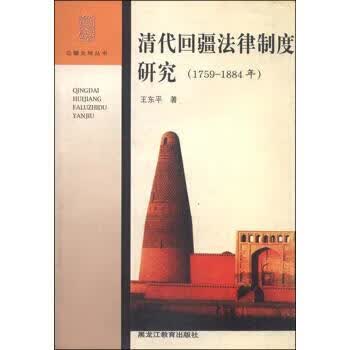 清代回疆法律制度研究 王东平【正版书】