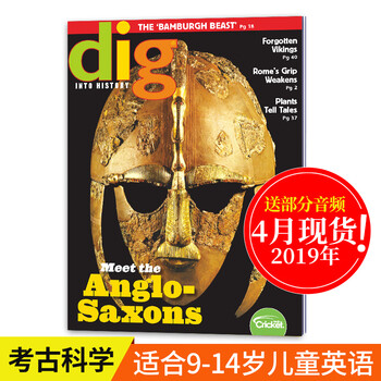 DIG into History 美国版9-14岁儿童历史考古学杂志 英语课外阅读期刊 蟋蟀童书 2019年4月刊