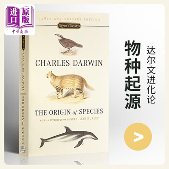英文原版 The Origin of Species Darwin物种起源 达尔文进化