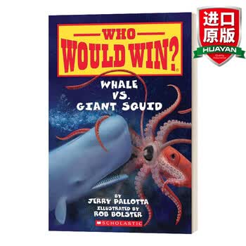 Who Would Win Whale VS Giant Squid 英文原版 猜猜谁会赢系列 鲸鱼和巨型章鱼 儿童英语百科科普 英文版 进口英语原版书籍