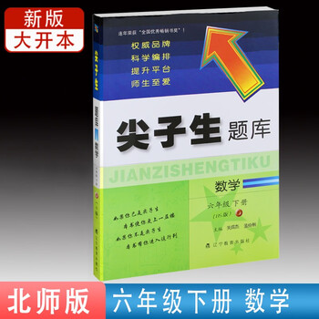 尖子生题库六年级上下册数学人教版+北师版2021小学6年级同步教材全解练习题资料天天练 下册数学（北师）