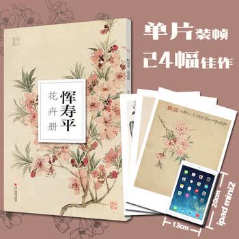 恽寿平花卉册 南山册页 书画历代名家册页鉴赏临摹画册 国画大师高清画集临摹教材中国画花鸟画技法作品集