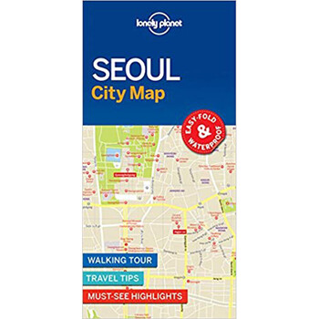 现货英文原版 Seoul City Map 1首尔城市地图1