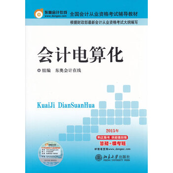 会计电算化 东奥会计在线 北京大学出版社【正版图书】