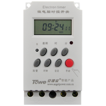 同为（TOWE）工业定时器开关/微电脑时控开关6000W大功率20A时间控制器 TW-ED32J-融创集采商城