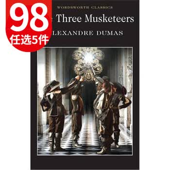 英文原版 The Three Musketeers 三个火枪手 进口经典小说
