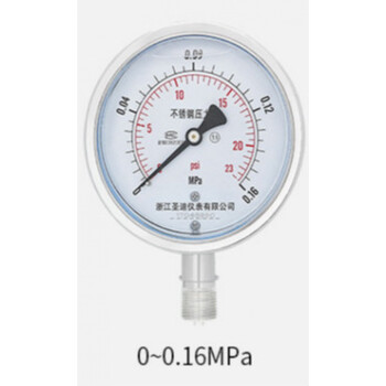 定制定制YN-100BF不锈钢耐震压力表真空压力负压表表抗震 防振油压液压表 0-0.16MPA【图片 价格 品牌 报价】-京东