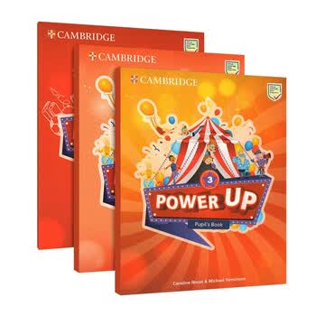 剑桥考试小学教材Power Up 3年级套装 主课本+练习册带线上帐号+home booklet