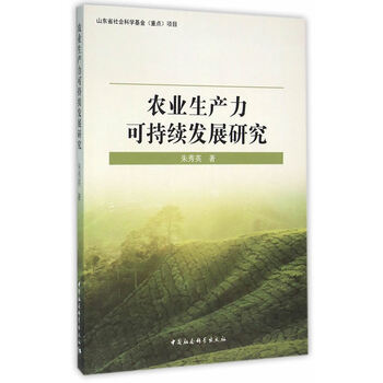 农业生产力可持续发展研究 朱秀英