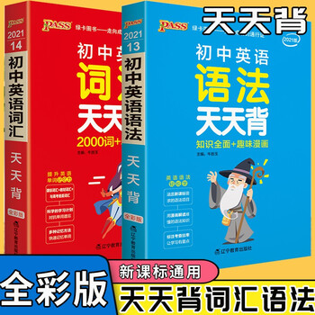 初中天天背基础知识公式定律 英语词汇+语法