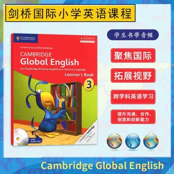 原版剑桥少儿英语国际课程 Cambridge Global English  1/2/3/4/5/6/7/8级9级学生书+练习册 3级 学生书