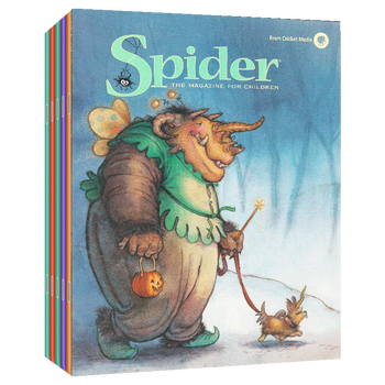【送音频】Spider 蜘蛛 单本/单期现货美国儿童文学趣味读物杂志6-9岁故事英语蟋蟀童书期刊杂志 2018年10月刊