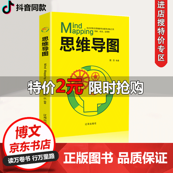 【秒杀专区】思维导图 逻辑思维训练 一本极富成效的思维工具书强大脑级记忆力 大脑潜能开发