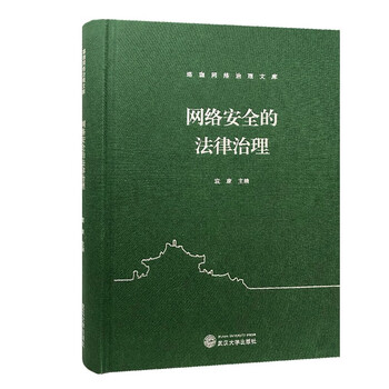 正版  网略安全的法律治理  武汉大学出版社  袁康 编
