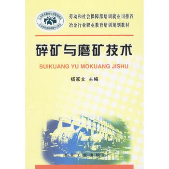 碎矿与磨矿技术 杨家文 作 书籍