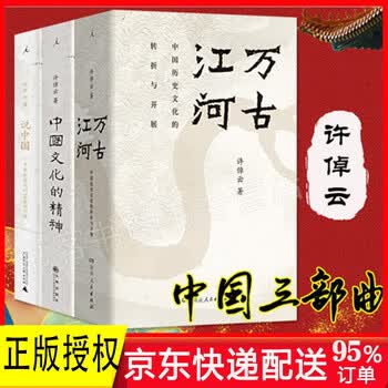 中国三部曲 许倬云万古江河+说中国+中国文化的精神 全套3册
