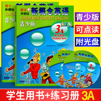朗文新概念英语青少版3A学生用书+新概念青少版3A练习册 2本 小学生新概念英语青少年版3a全套